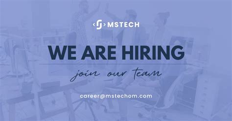 Mstech On Linkedin Mstech Is Hiring Job Description We Are Looking For Full Stack Developers