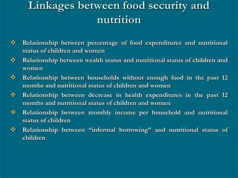 Ppt Food Security C Oncepts Basic Facts And Measurement Issues Powerpoint Presentation Id
