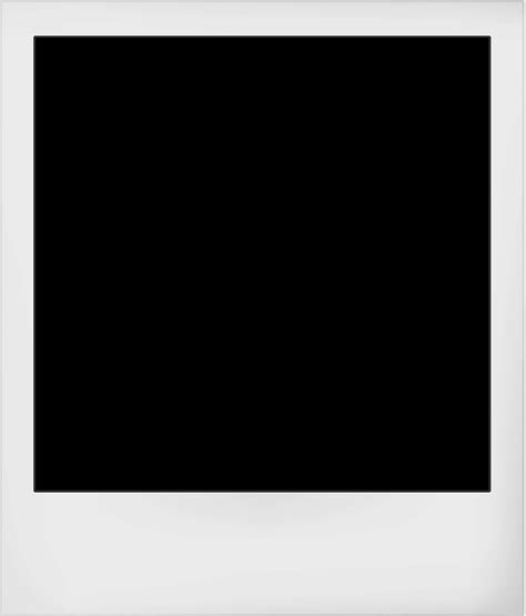 Polaroid Frame Template Instant Camera Design White Rectangle Border