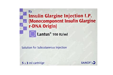 Lantus 100iu Cartridges 3ml Uses Side Effects Price And Substitutes