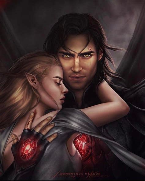 Nesta And Cassian Personajes De Libros Parejas De Fantasía Rosas Y