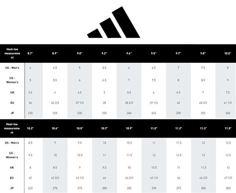 Adidas Golf Shoes Size Chart At Frank Jimenez Blog