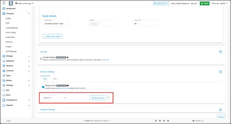 Reserve Ip Address E2e Cloud