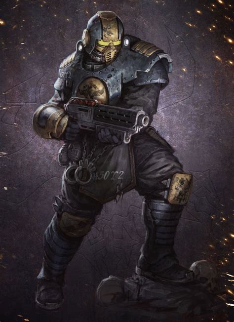 Enforcer Art By Thomas Elliott 40k Gallery