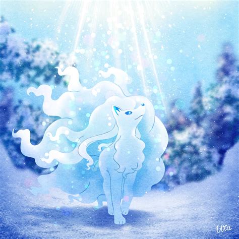 Alolan Ninetales Pokemon Drawn By Utapixiv4699580 Danbooru