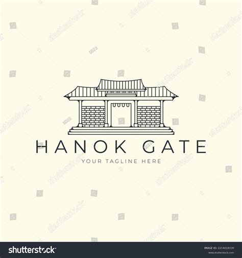 Korean Traditional Gate Over 972 Royalty Free Licensable Stock Vectors
