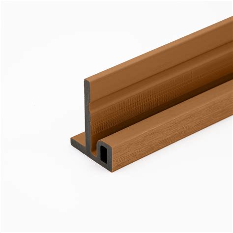 Eazyclad 5s Classic Oak Composite Slatted Cladding End Trim Ims