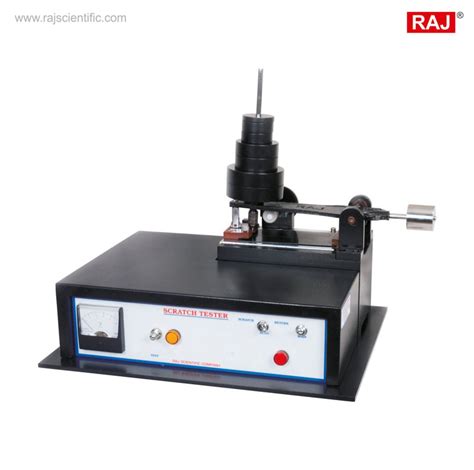Scratch Tester Raj Scientific Company Scientific Instruments