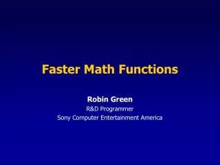 PPT MATH Functions In C Language PowerPoint Presentation Free