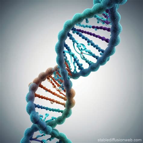 Double Helix DNA Structure Stable Diffusion Online