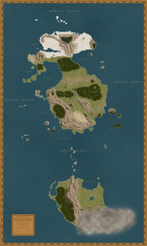 Illustrated Map Achaea
