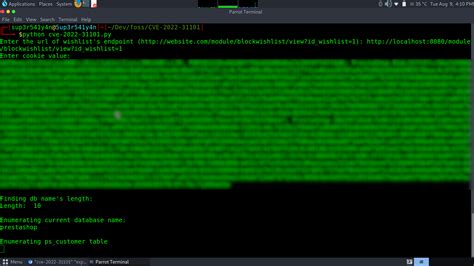 github karthikuj cve 2022 31101 exploit for prestashop bockwishlist