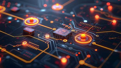 Workflow Analysis Digital Flowchart And Process Metrics Stock Illustration Illustration Of