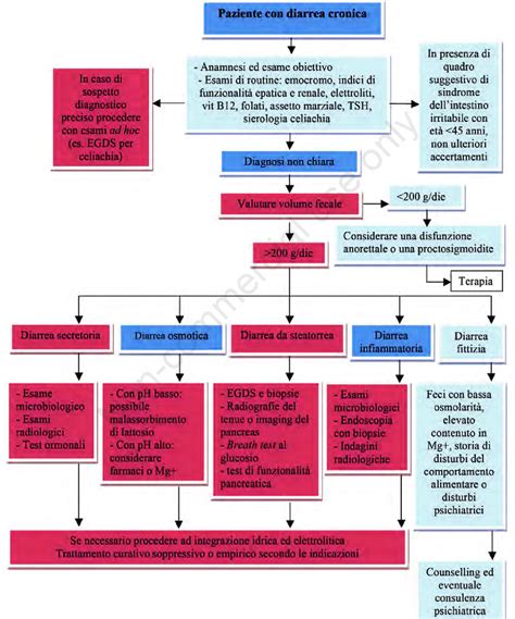 Algoritmo Diagnostico Per Linquadramento Delle Diarree Croniche
