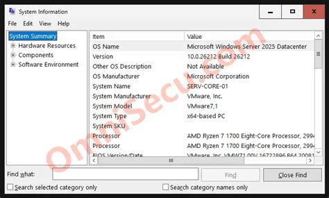default gui tools in server core