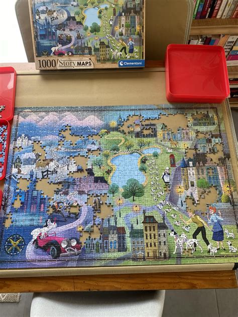 101 Dalmatians Disney Story Maps Clementoni 1000 Pieces R