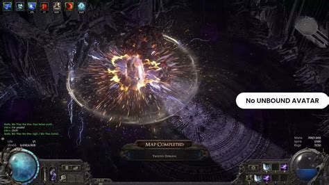 Poe2 Monk Endgame Destroy T4 Xesht With And Without Unbound Avatar