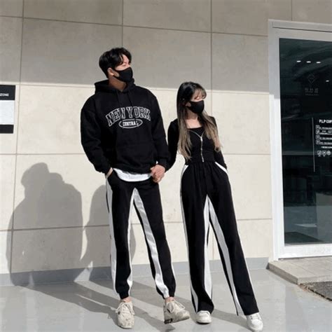당일출고🚀 조거and와이드 롱다리 와이드팬츠 조거 트레이닝 세트 밴딩 긴바지 커플룩 시밀러룩 커플바지 카고 바지 남녀공용 꾸안꾸