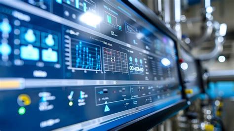 Premium Photo Closeup View Of Advanced Monitoring Dashboard In Water Production Facility