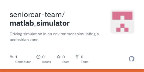 Github Seniorcar Teammatlabsimulator Driving Simulation In An