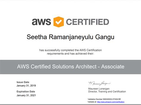 Seetha Ramanjaneyulu G On Linkedin Aws Solutionsarchitect