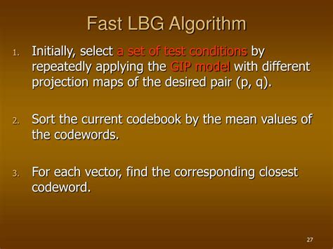 ppt a fast lbg codebook training algorithm for vector quantization