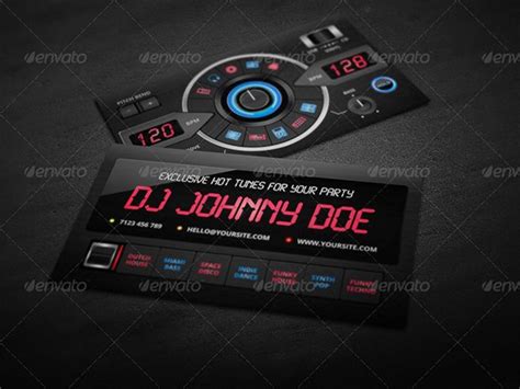Dj Business Card Template Psd Free