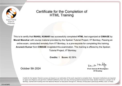 Rahul Sinha On Linkedin Html Iitbombay Spokentutorial