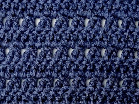 The Striped Double Crochet Two Together Stitch Nordic Hook