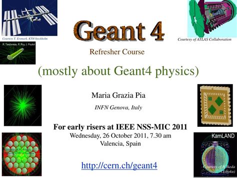 ppt mostly about geant4 physics powerpoint presentation free download id 2049384
