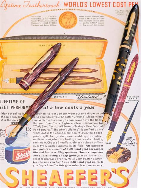 Some Of My Pens On Advertising 1928 1931 1937 1952 1956 1960 R