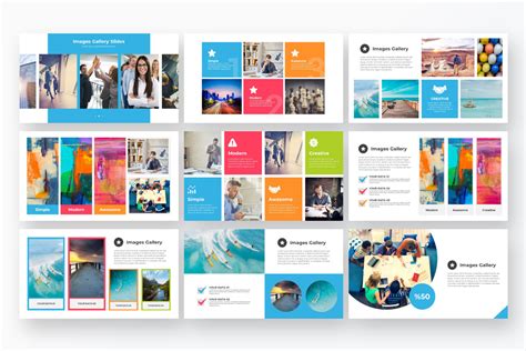 Gallery Powerpoint Presentation Template Templatemonster