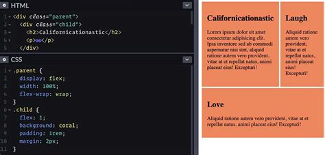 Как использовать Css Flex для выравнивания элементов в колонку