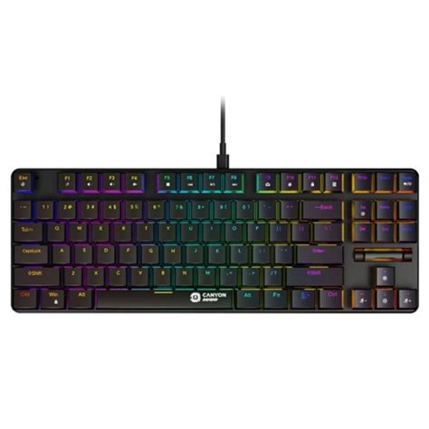 Клавиатура проводная Canyon CND-SKB50-RU TKL в Алматы - цены, купить в ...