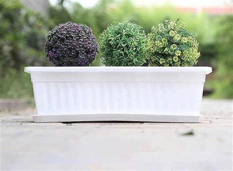 Plastic Rectangular Window Planters