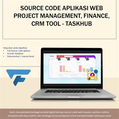 Jual Source Code Aplikasi Web Project Management Finance Crm Tool