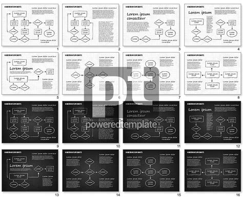 Hand Drawn Flow Charts Presentation Template For Google Slides And