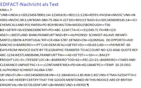 Edi Viewer Edifact Messages Readable