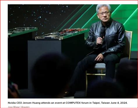 [속보] 젠슨황 돌연 엔비디아 주식 대량 매각 글로벌이코노믹