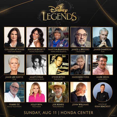 2024 Disney Legends Class Announced