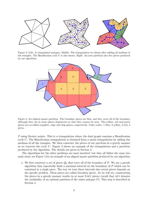 partitioning a polygon into small pieces deepai