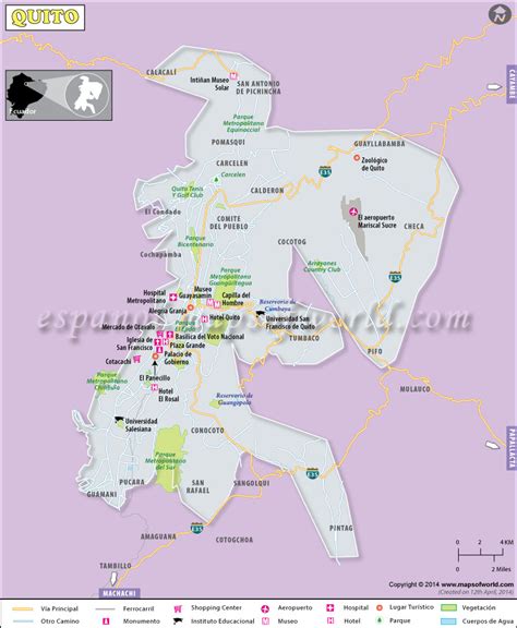 Mapa De Quito