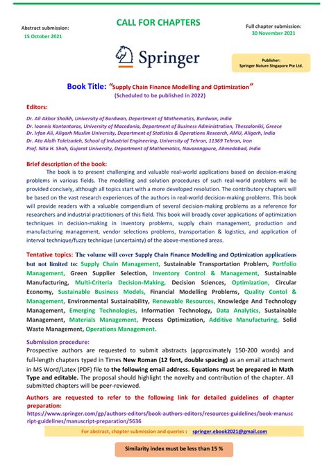 Pdf Supply Chain Finance Modelling And Optimization