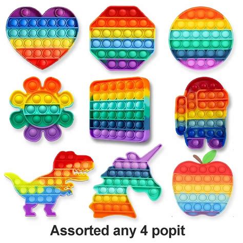 Silicon Pop It Push Pop Fidget Toy At ₹ 28piece Pop It Toy In New