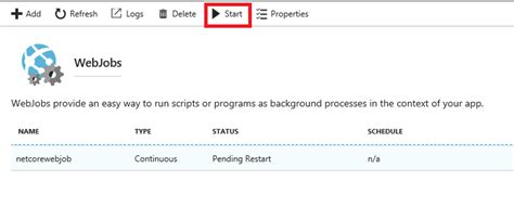 How To Publish Asp Net Core Web Job To Azure App Service Stack Overflow