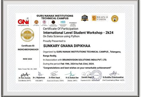 S Gnanadipikhaa On Linkedin Datascience Python Continuouslearning