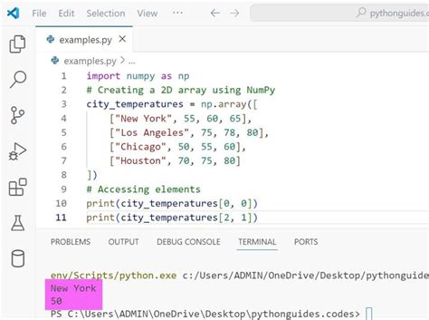 How To Create A 2d Array In Python