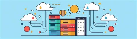 Data Storage Cloud Computing Flat Design Illustration Premium Ai Generated Image