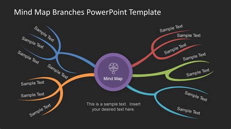 Mind Map Diagram For PowerPoint SlideModel