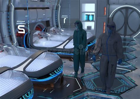 Laboratory Robot Assistant Stock Illustrations 713 Laboratory Robot